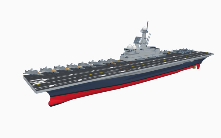 3D design Independence Class Carrier CVL var - Tinkercad