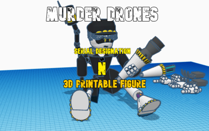 3D design Murder Drones: Serial Designation 'N' Action Figure - Tinkercad