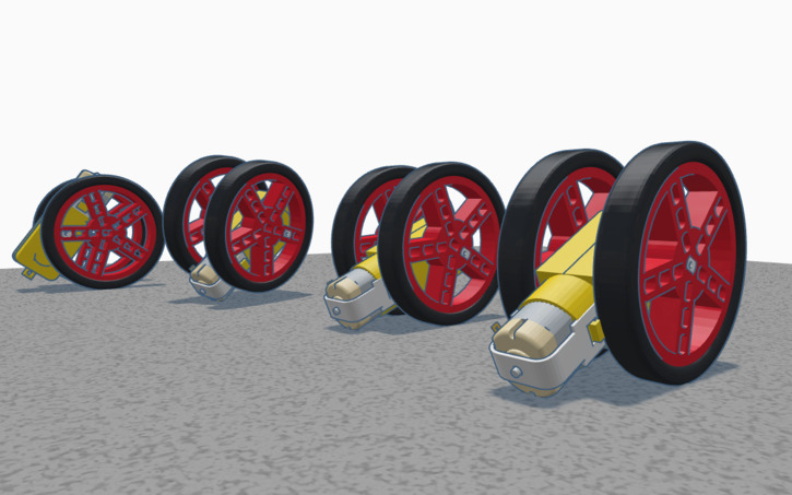3D design Robot 5 - Eccentric Wheel - Tinkercad