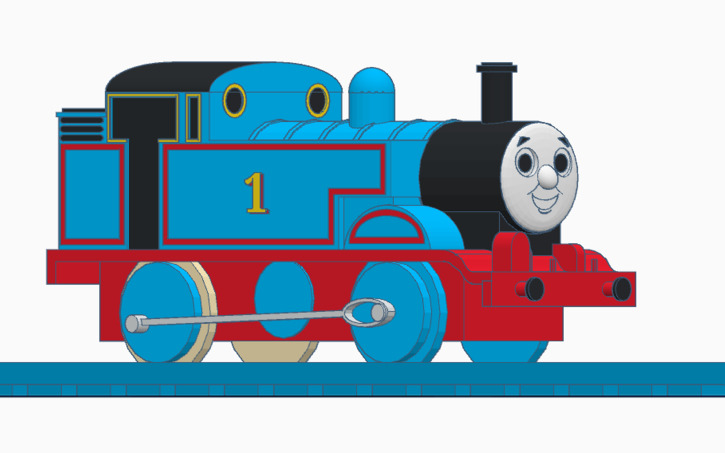 3D design TOMY/Trackmaster Thomas The Tank Engine - Tinkercad