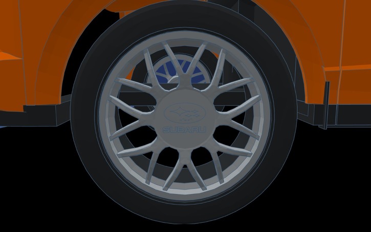 3D design Upgraded Orange 2016 Subaru Forester - mythics - Tinkercad