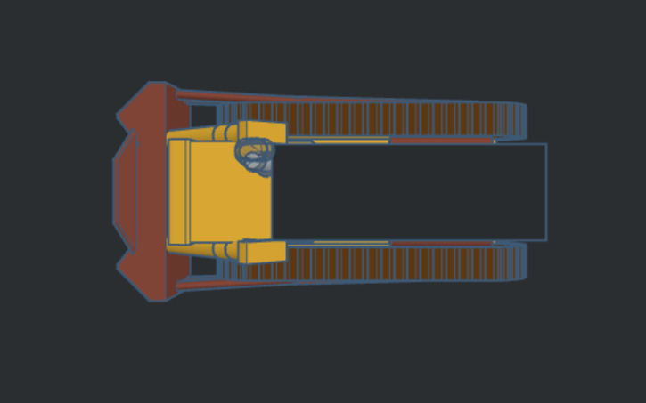 3D design dozer - Tinkercad