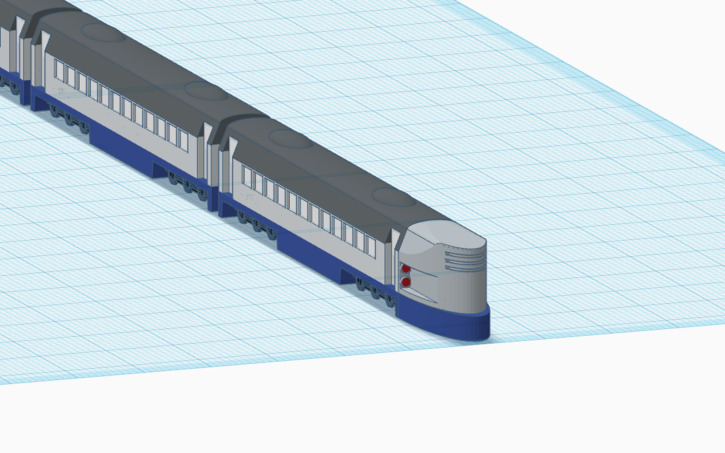 3D design (GR-096) Star Train Phoenix - Tinkercad