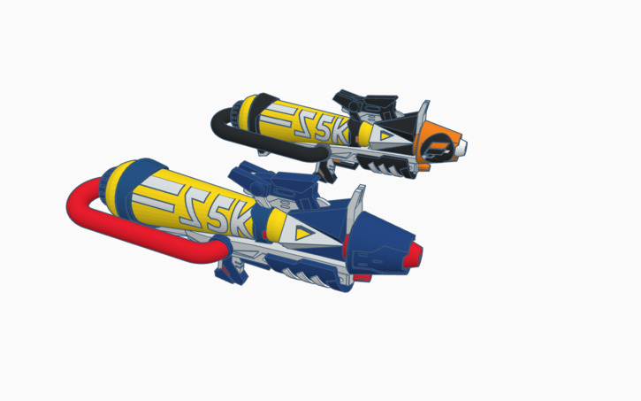 3D design Splatoon 3 Splattershot Pro - Tinkercad
