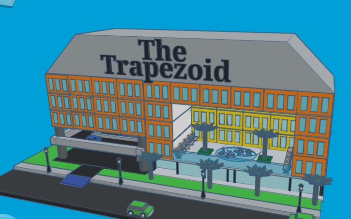 3D design The Trapezoid - Tinkercad