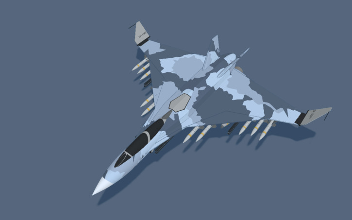 3D design DF-17 "Night Growler" (Winter Camo) - Tinkercad
