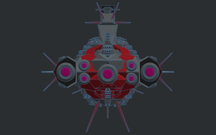 3D design Imperial Forces Revenge Class Battleship - Tinkercad