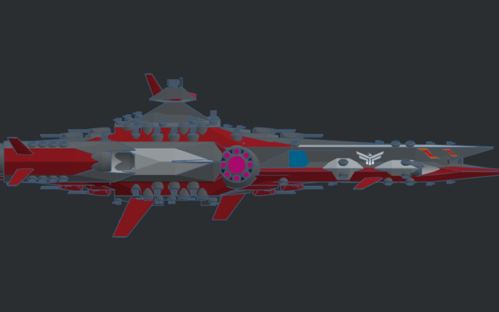 3D design Imperial Forces Revenge Class Battleship - Tinkercad